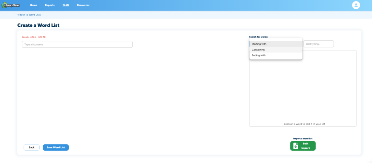 Boost Learning With Custom Word Lists | Literacyplanet